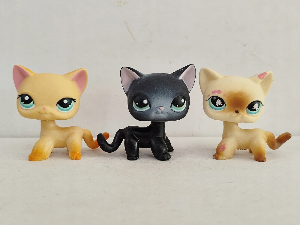 LPS Littlest Pet Shop koty&pies 3pcs 13425540317 - Allegro.pl