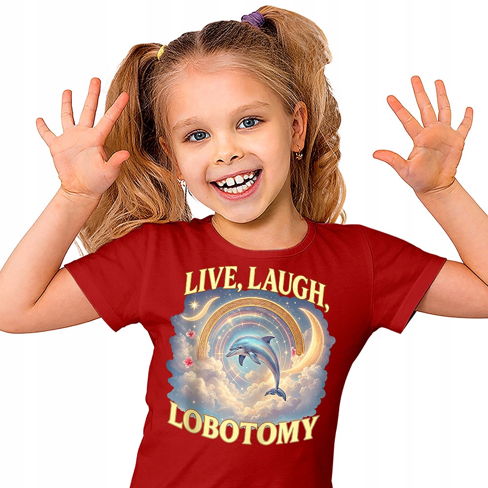 DĚTSKÉ TRIČKO MEMY TIKTOK ITALIAN BRAIN ROT LIVE LAUGH LOBOTOMY 140 za ...