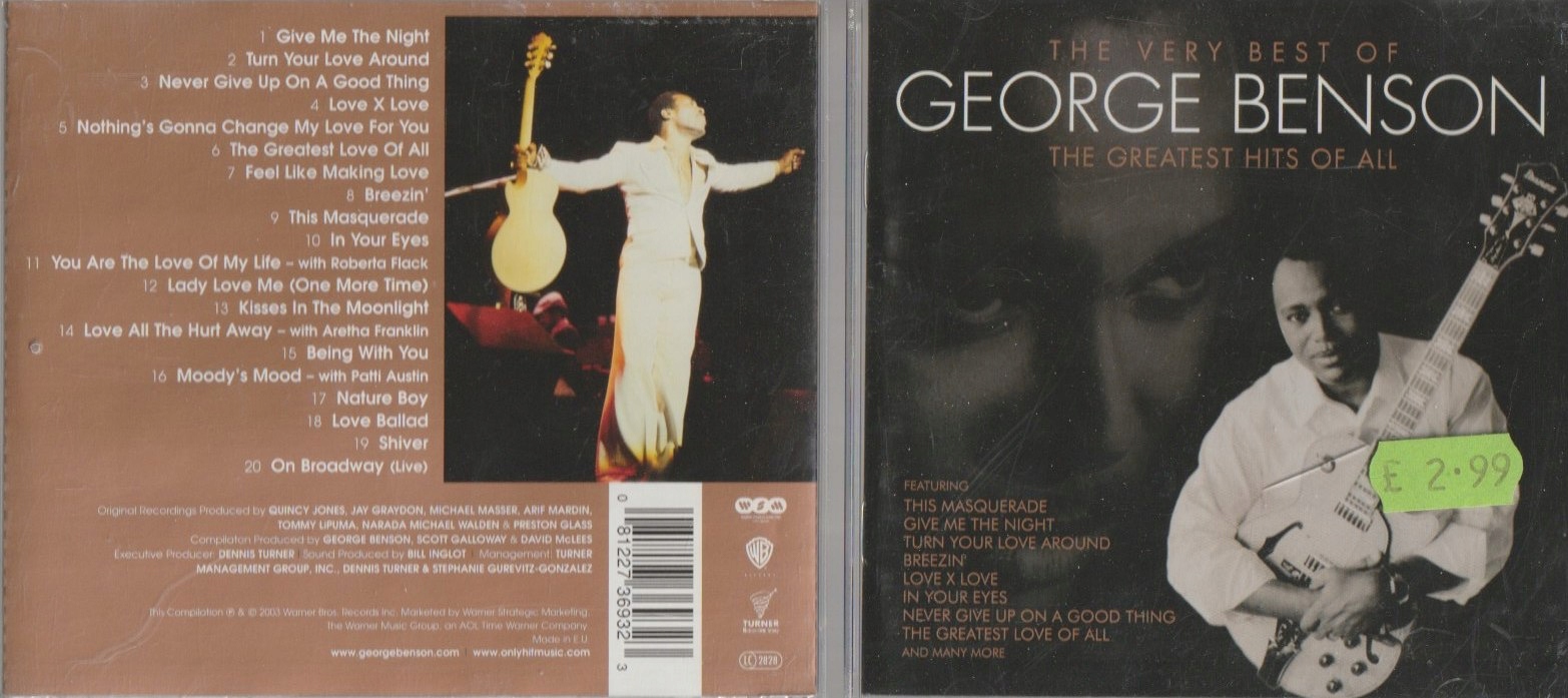 Płyta CD George Benson - The Very Best Of Greatest Hits Of All 2003 I ...