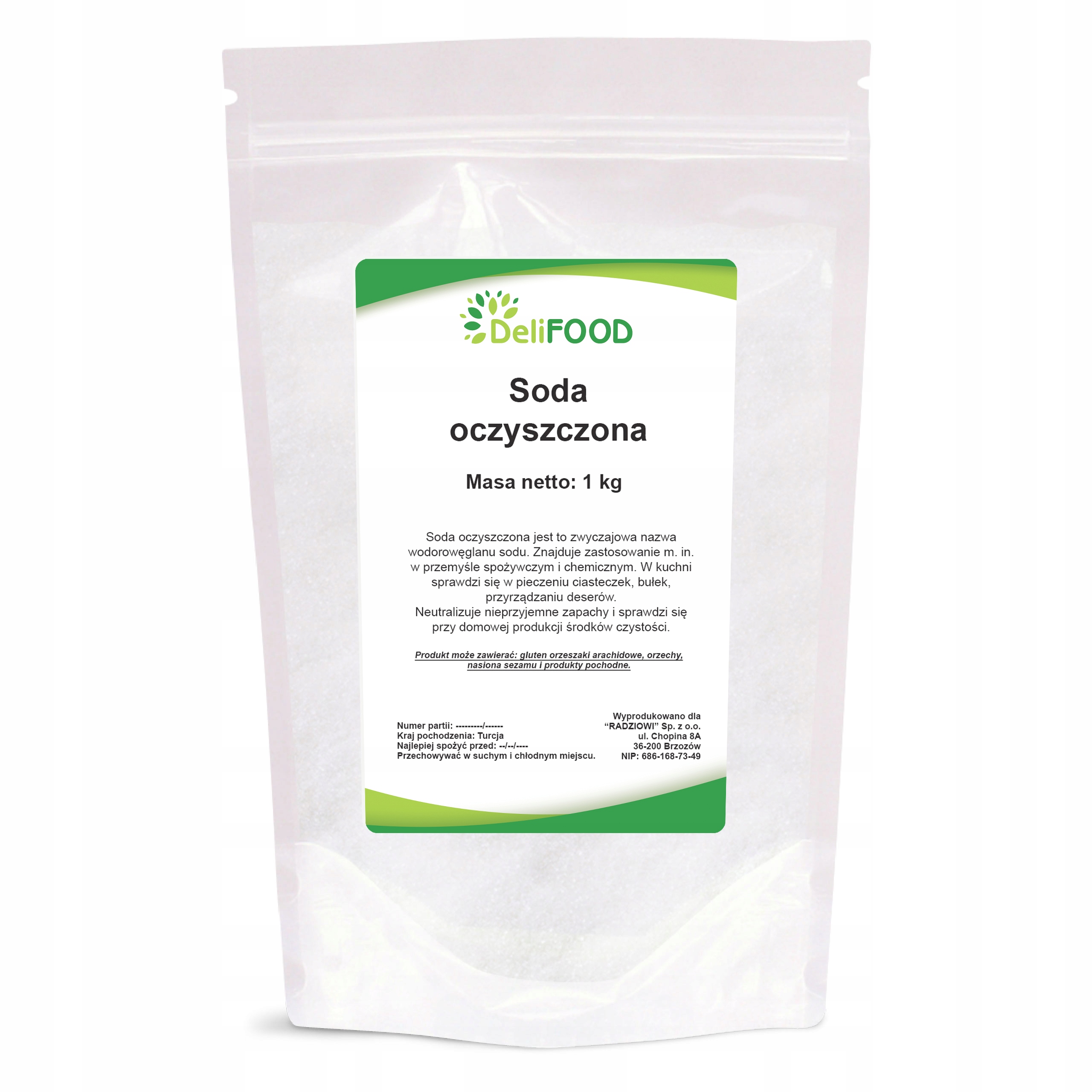 Soda oczyszczona Vivio 1 kg (5902115106071) • Cena, Opinie • Inne ...