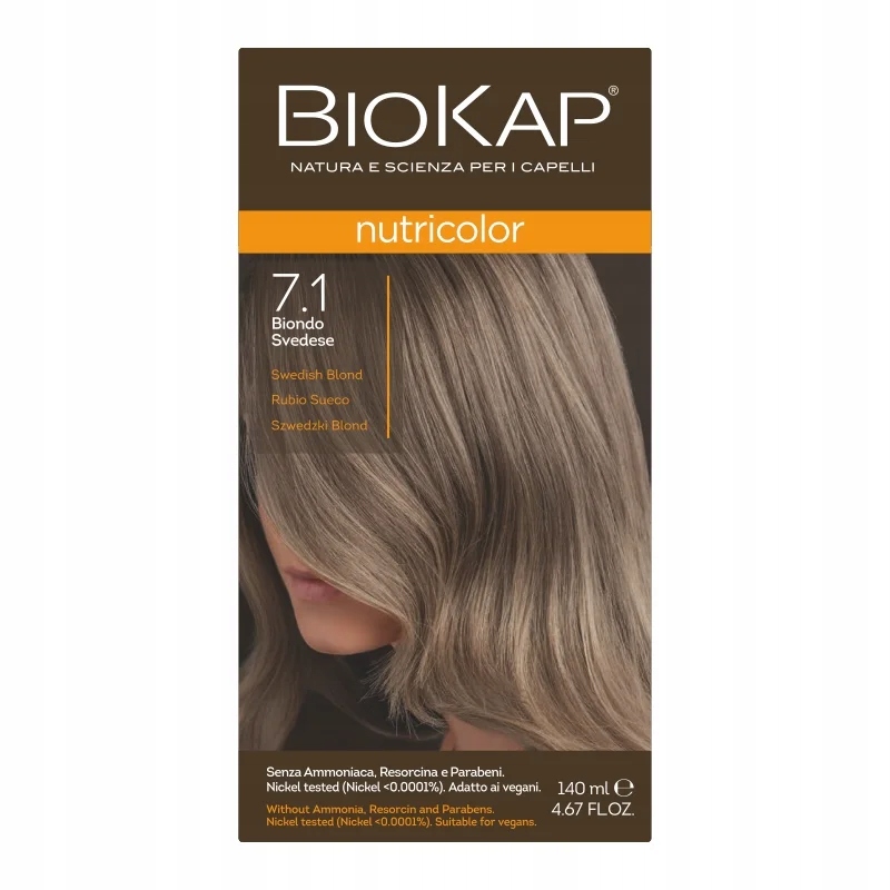 BIOKAP Biokap Nutricolor 7.1 Farba 140ml 13650774858 - Allegro.pl