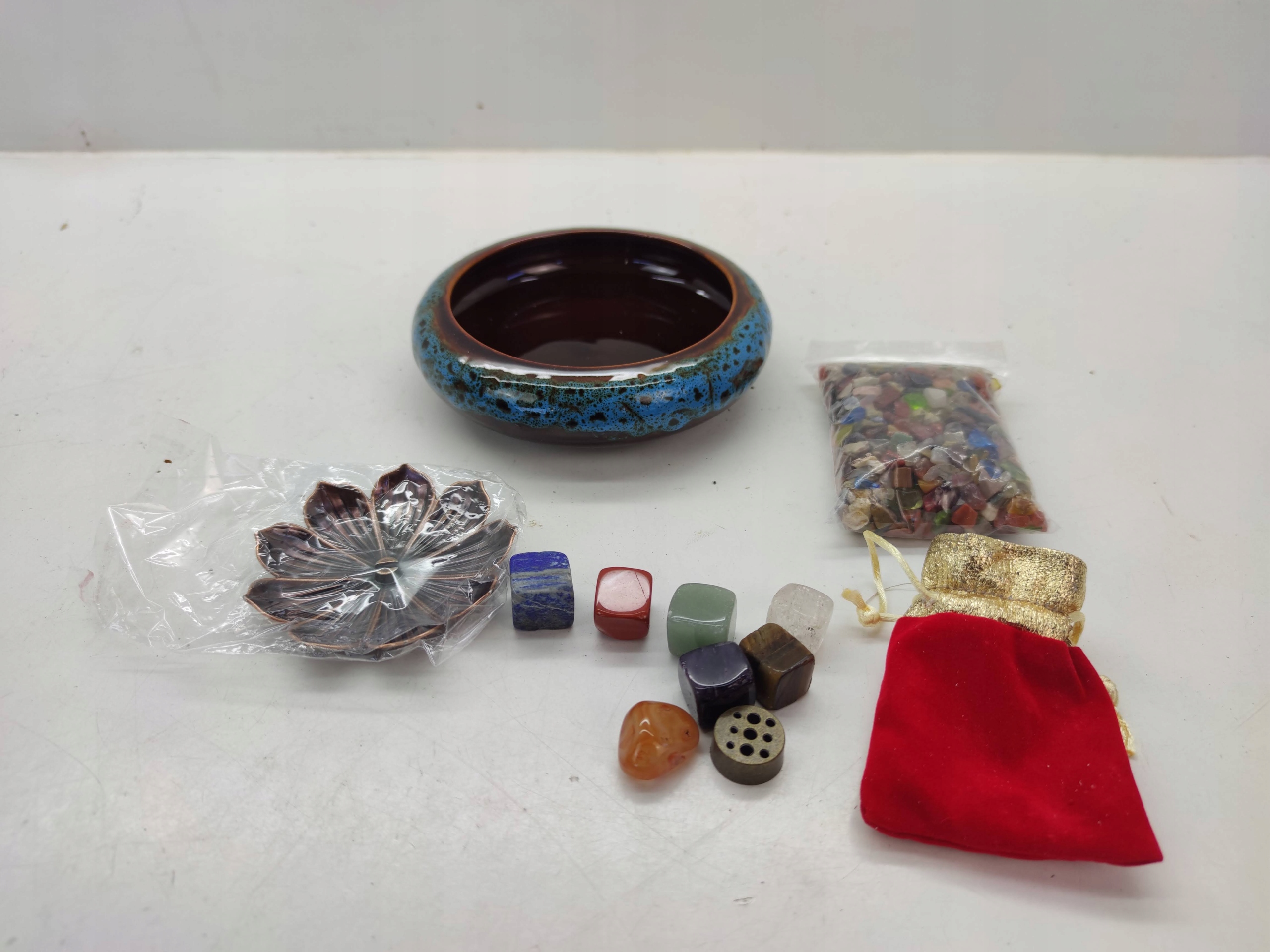 Ceramiczna podstawka pod kadzidełko kwiat lotsu (691416858328918696 ...