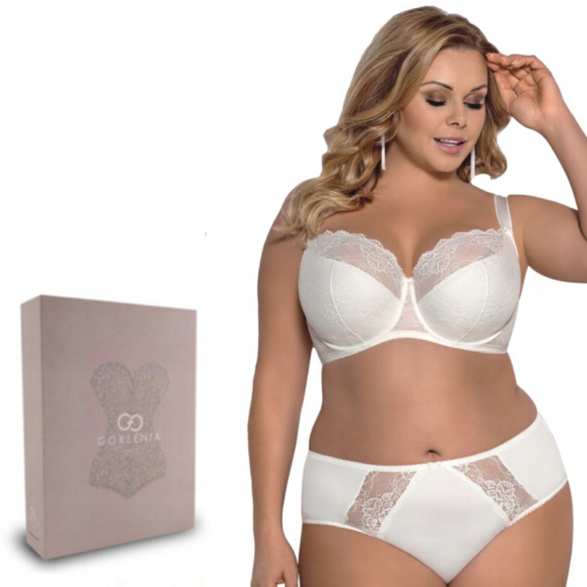 Gorsenia biustonosz półusztywniany biały rozmiar 90B (5902241894866) • Cena, Opinie ...