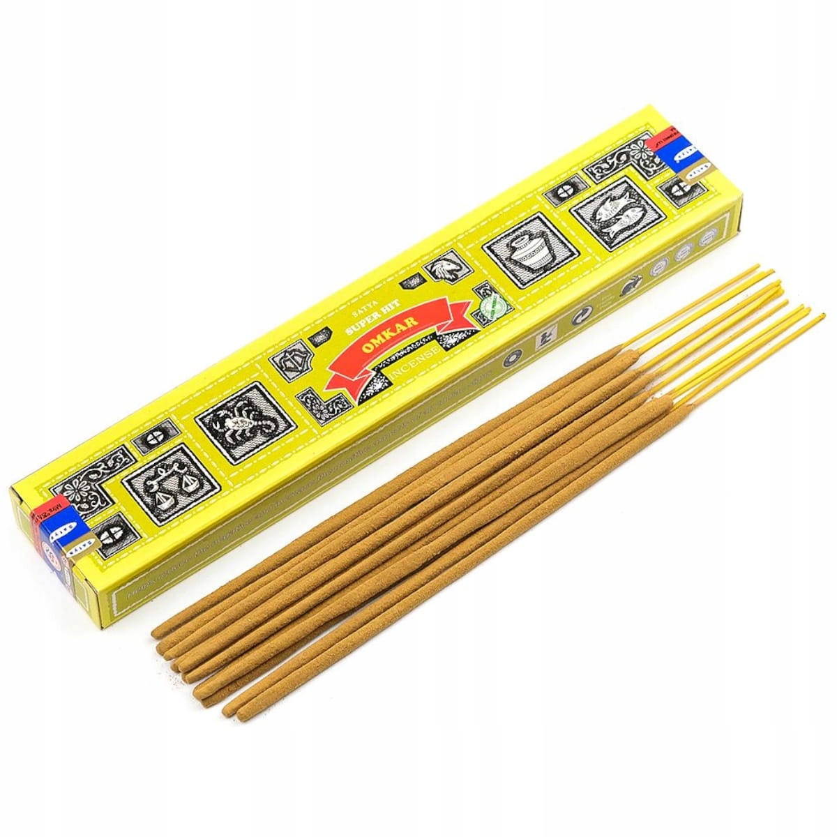 Természetes Super Hit füstölők Omkar Incense Satya 15g, (8904245404857 ...