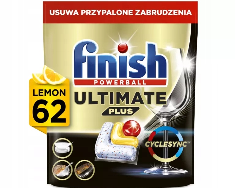 Finish Ultimate Plus Kapsułki do Zmywarki 62 Lemon (5908252011001 ...