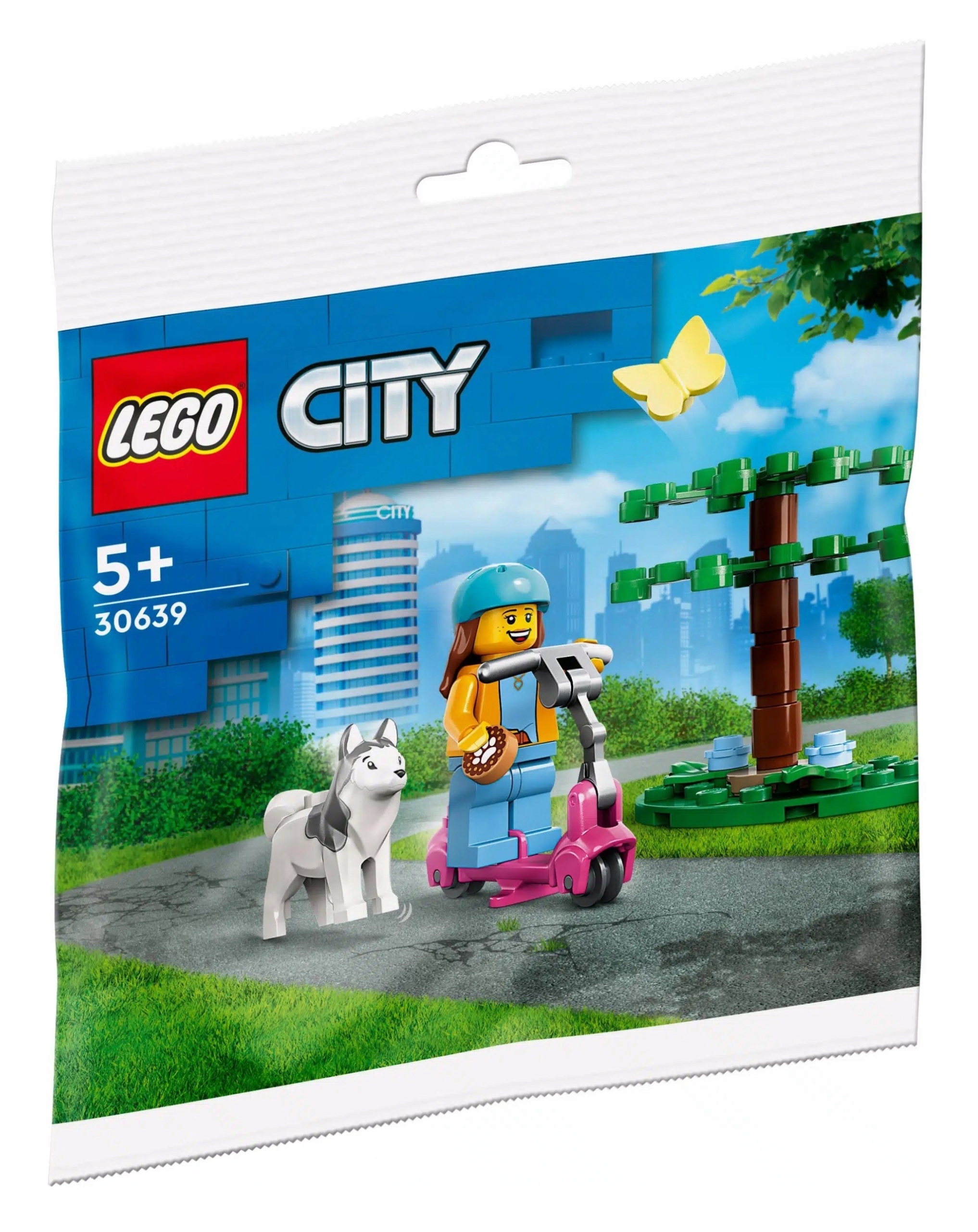 LEGO City Wybieg dla psów Hulajnoga Dog Park Scooter 30639 Polybag ...