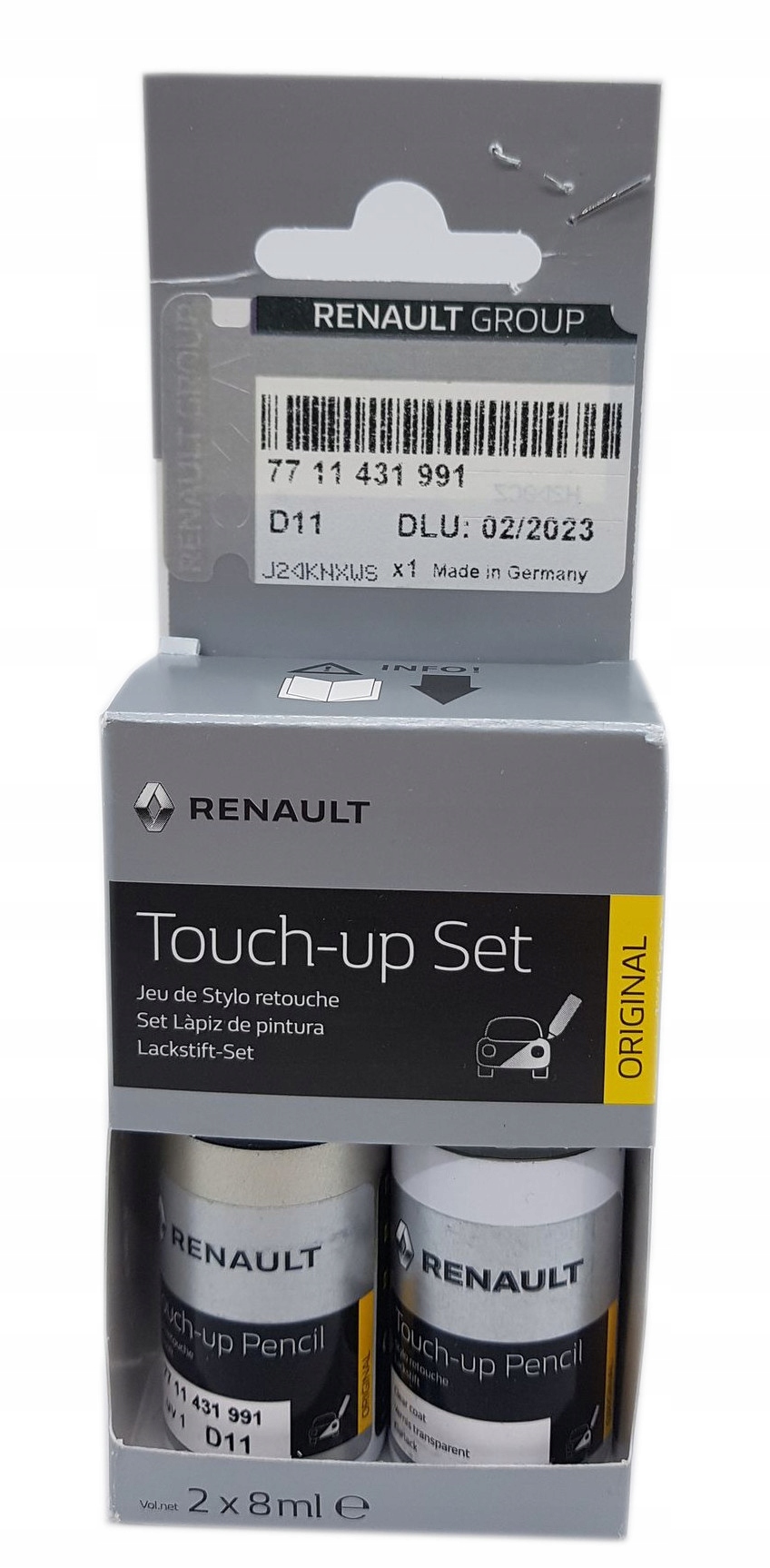 ZAPRAWKA KOLOR D11 RENAULT LAKIER BEIGE POIVRE 771143199103 za 58.00PLN z KATOWICE - Allegro ...