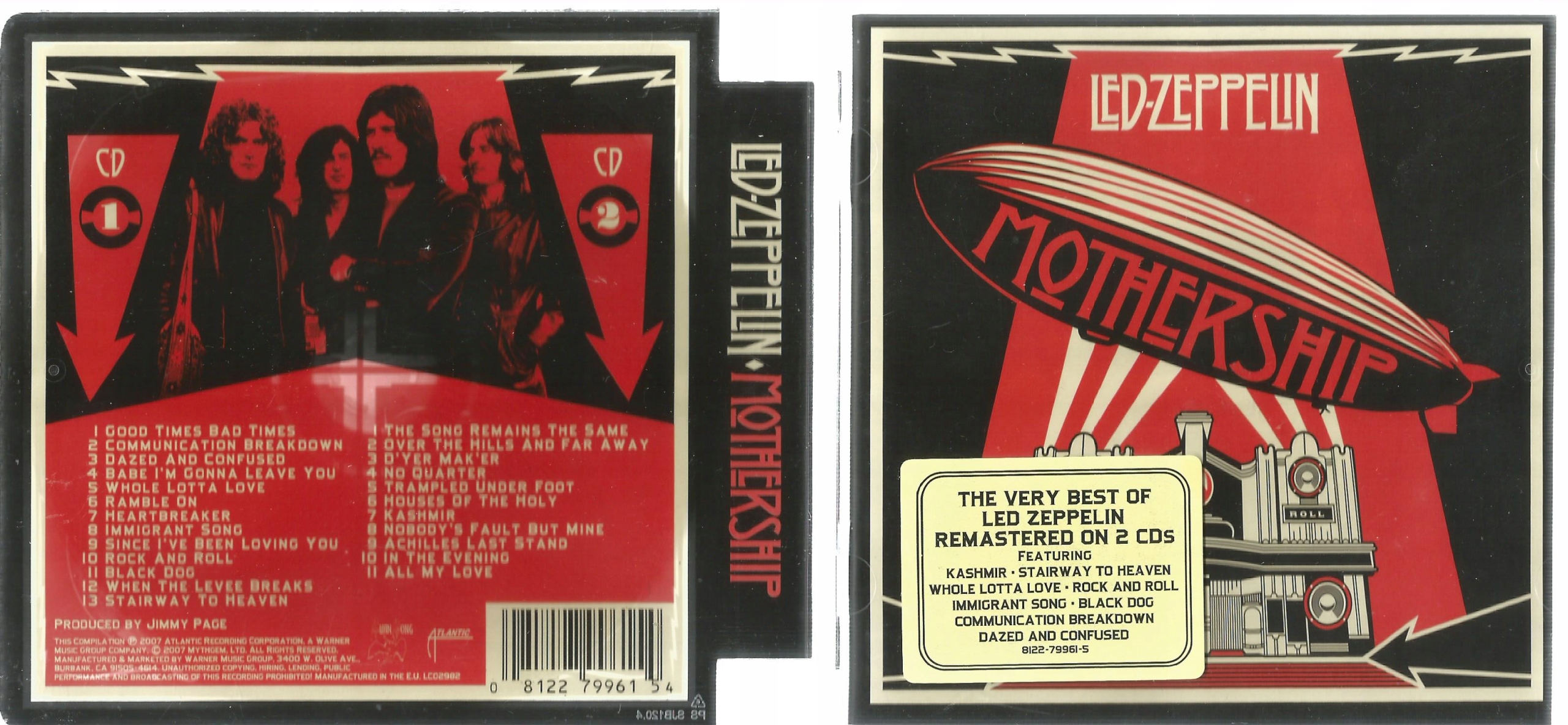 Płyta CD Led Zeppelin - Mothership 2007 I Wydanie Best Of Greatest Hits ... Płyta CD Led Zeppelin - Mothership 2007 I Wydanie Best Of Greatest Hits ...