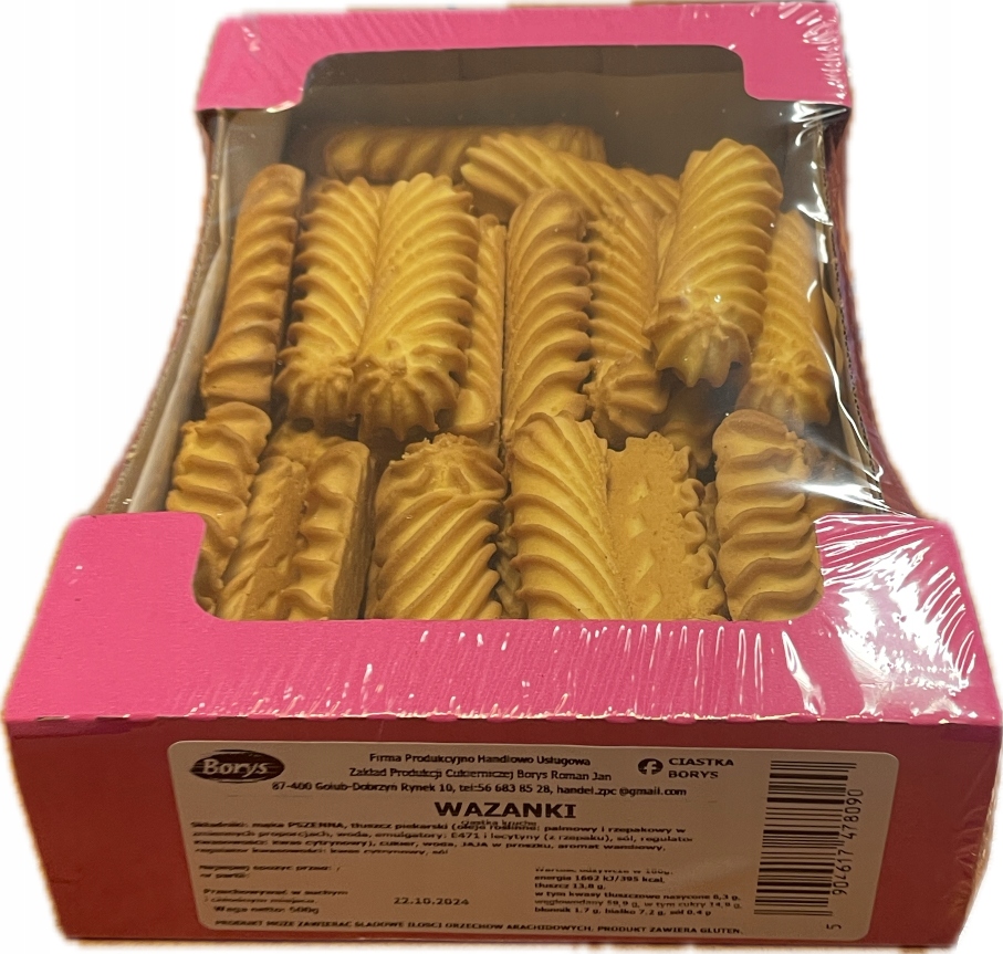 Borys Ciastka Wazanki 500g • Cena, Opinie - Allegro