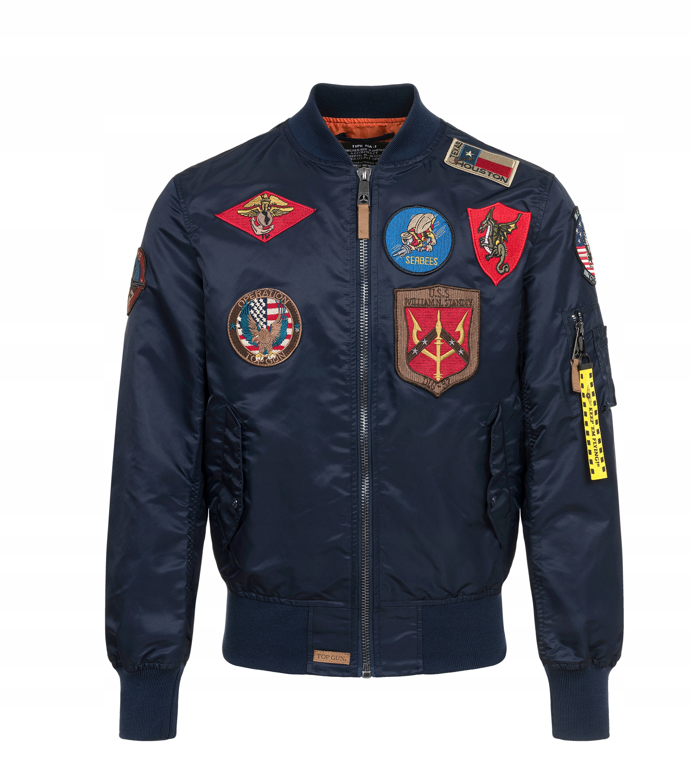 OCHNIK KURTKA MĘSKA KURMT-0279 PILOTKA TOP GUN L 15052832724 - Allegro.pl