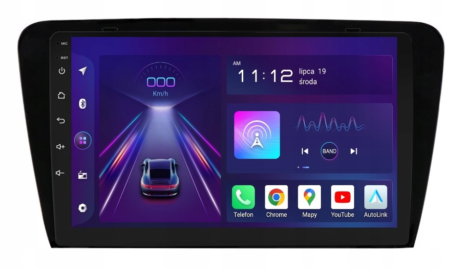 NAWIGACJA RADIO 2DIN ANDROID SKODA OCTAVIA III 3 8/256 GB DSP CARPLAY LTE - Sklep, Opinie, Cena ...