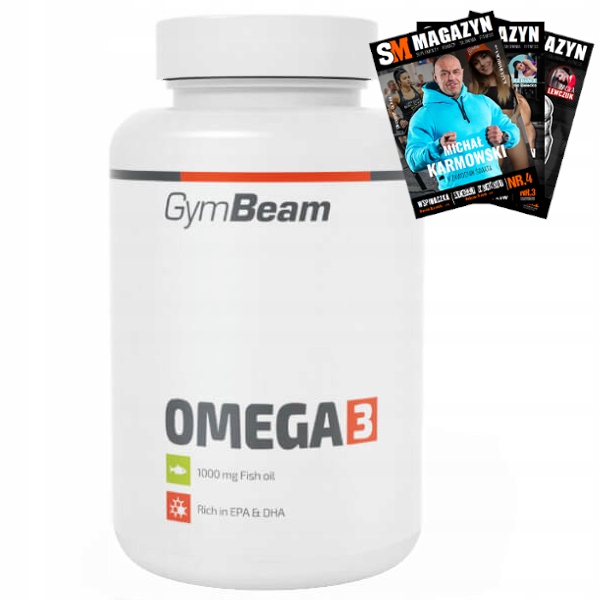 GYMBEAM OMEGA 3 240k DHA EPA KWASY TŁUSZCZOWE (8588006485226) • Cena ...