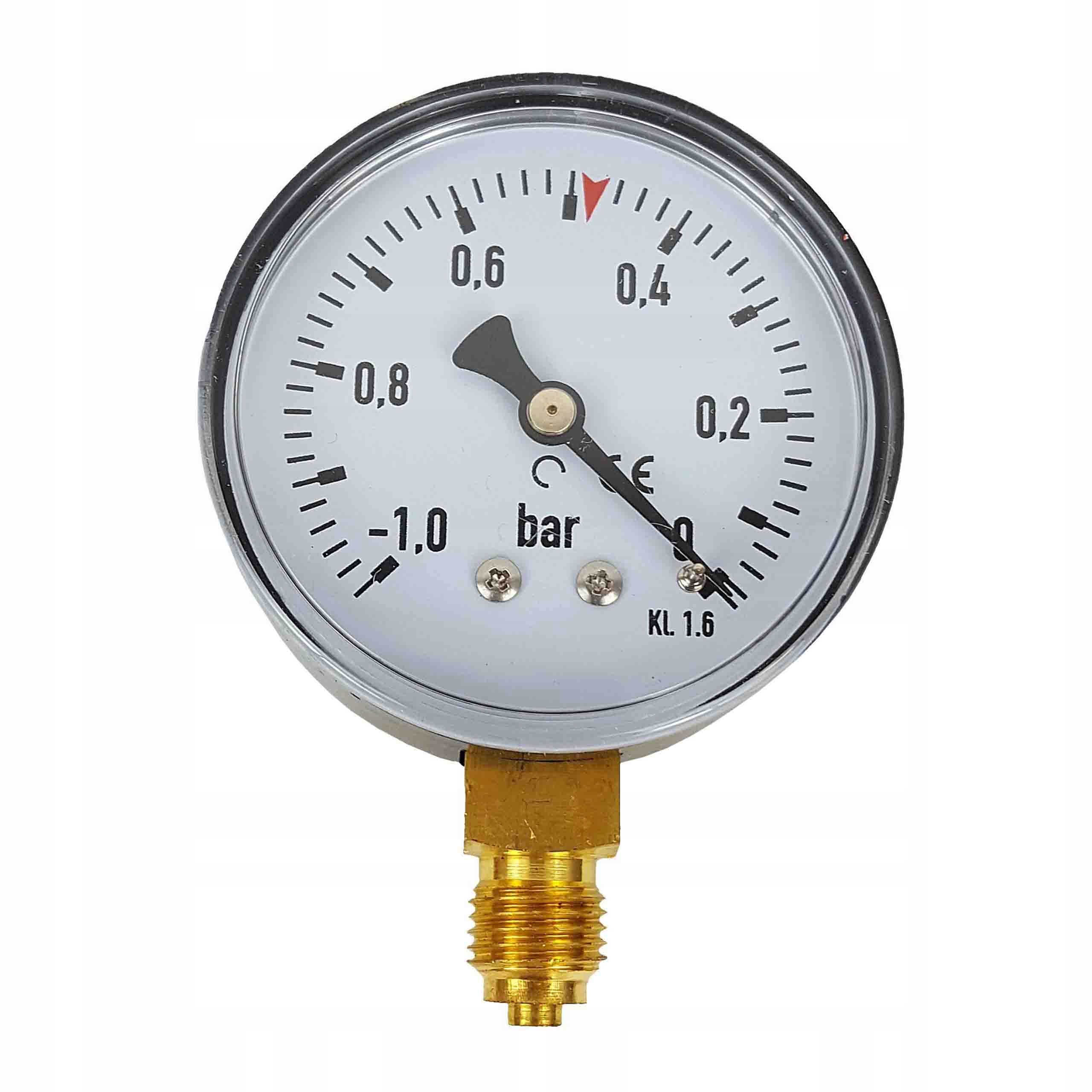 Wakuometr, Ø 63 mm (mały), gwint 1/4 • Cena, Opinie - Allegro