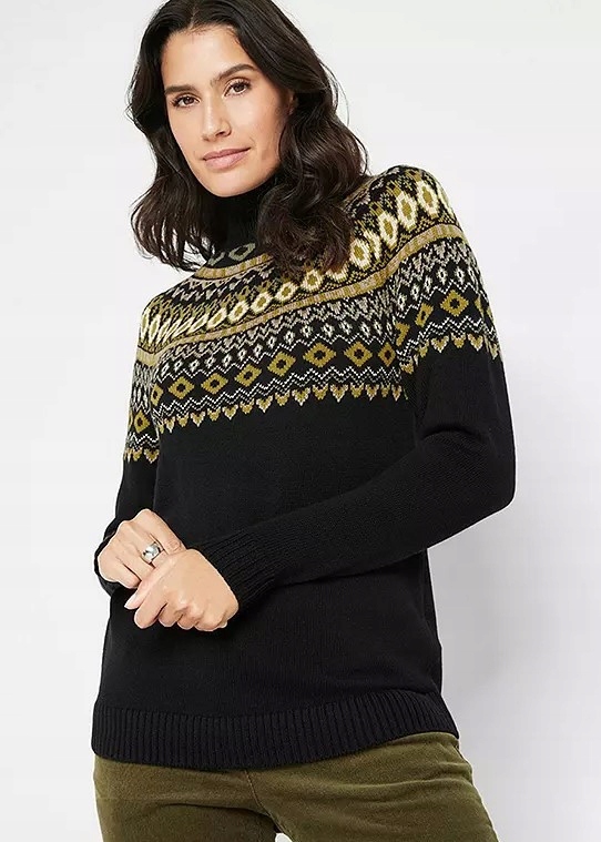 _LZ 9UJ SWETER W NORWESKI WZÓR _/ 42 • Cena, Opinie • Swetry ...