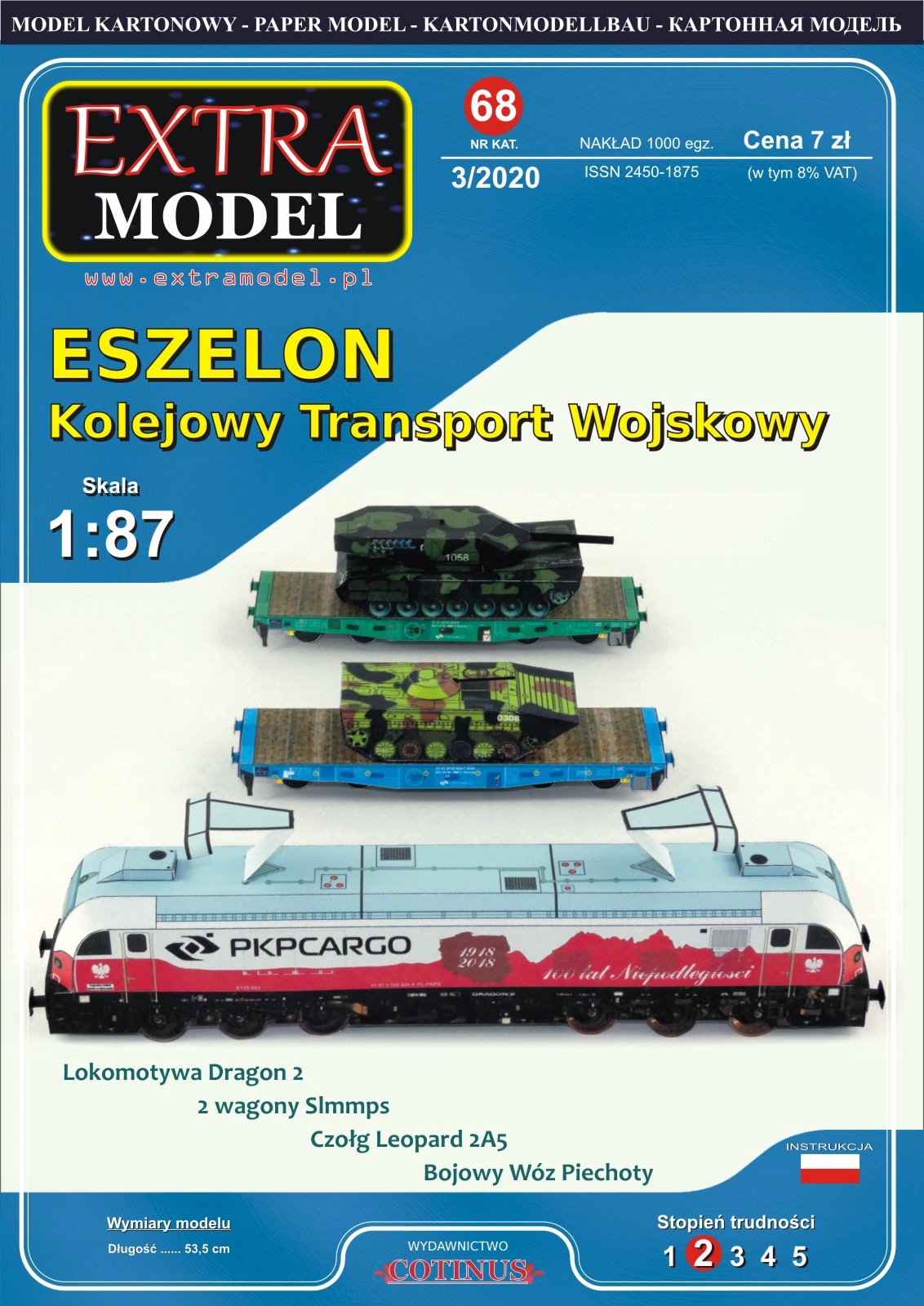 Extra Model _ Eszelon- kolejowy transport wojskowy 1:87 • Cena, Opinie ...