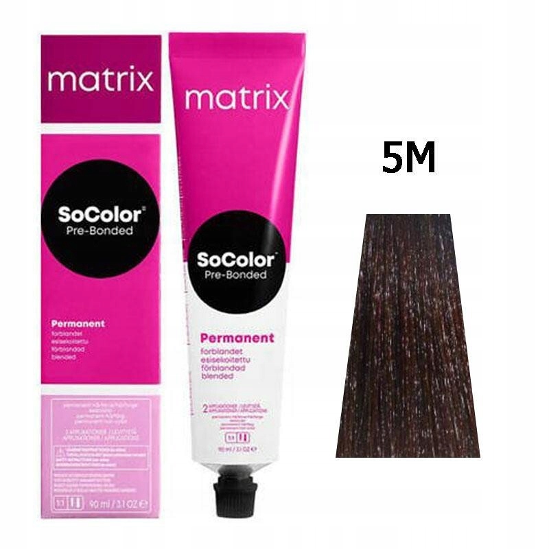 MATRIX SOCOLOR PRE-BONDED PERMANENT FARBA DO WŁOSÓW 5M 90ML ...