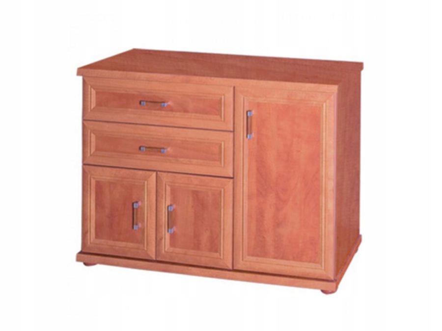 Klasyczna Komoda Olcha 120cm OLEK • Cena, Opinie • Komody 12743176528 ...