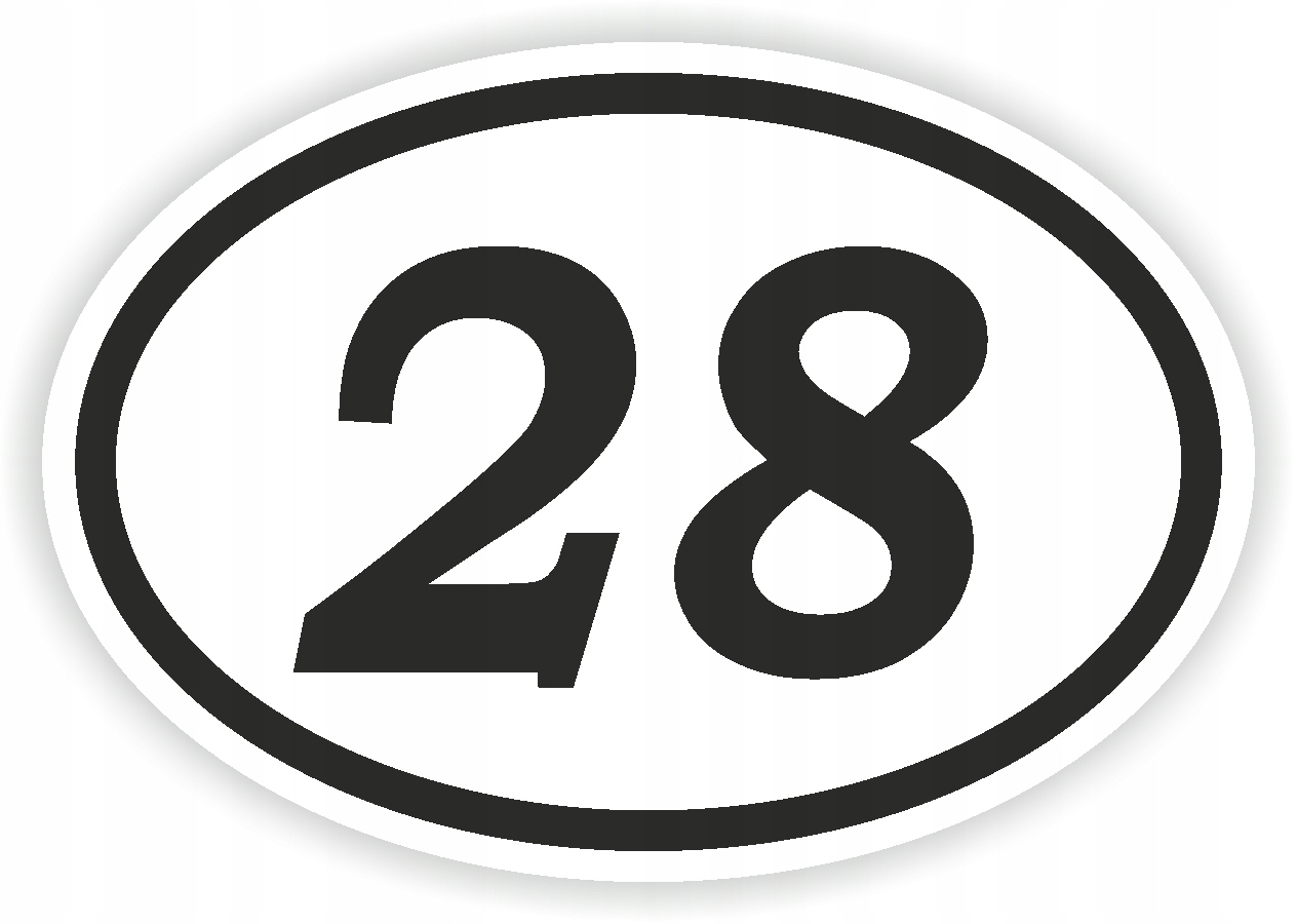 28 - Ovális Matrica - Nagy Felbontású Vízálló Vinyl, • Ár, Vélemények ...