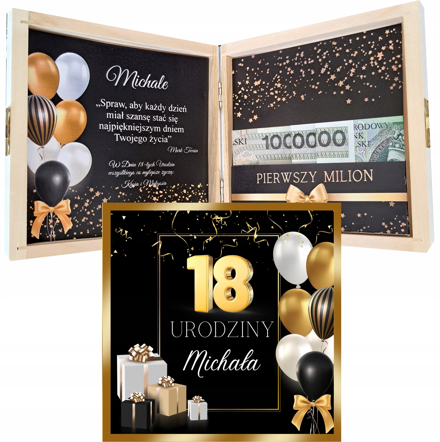 Pudełko na pieniądze, SUPER PREZENT na 18 urodziny (0651820908030) • Cena, Opinie • Zabawne ...