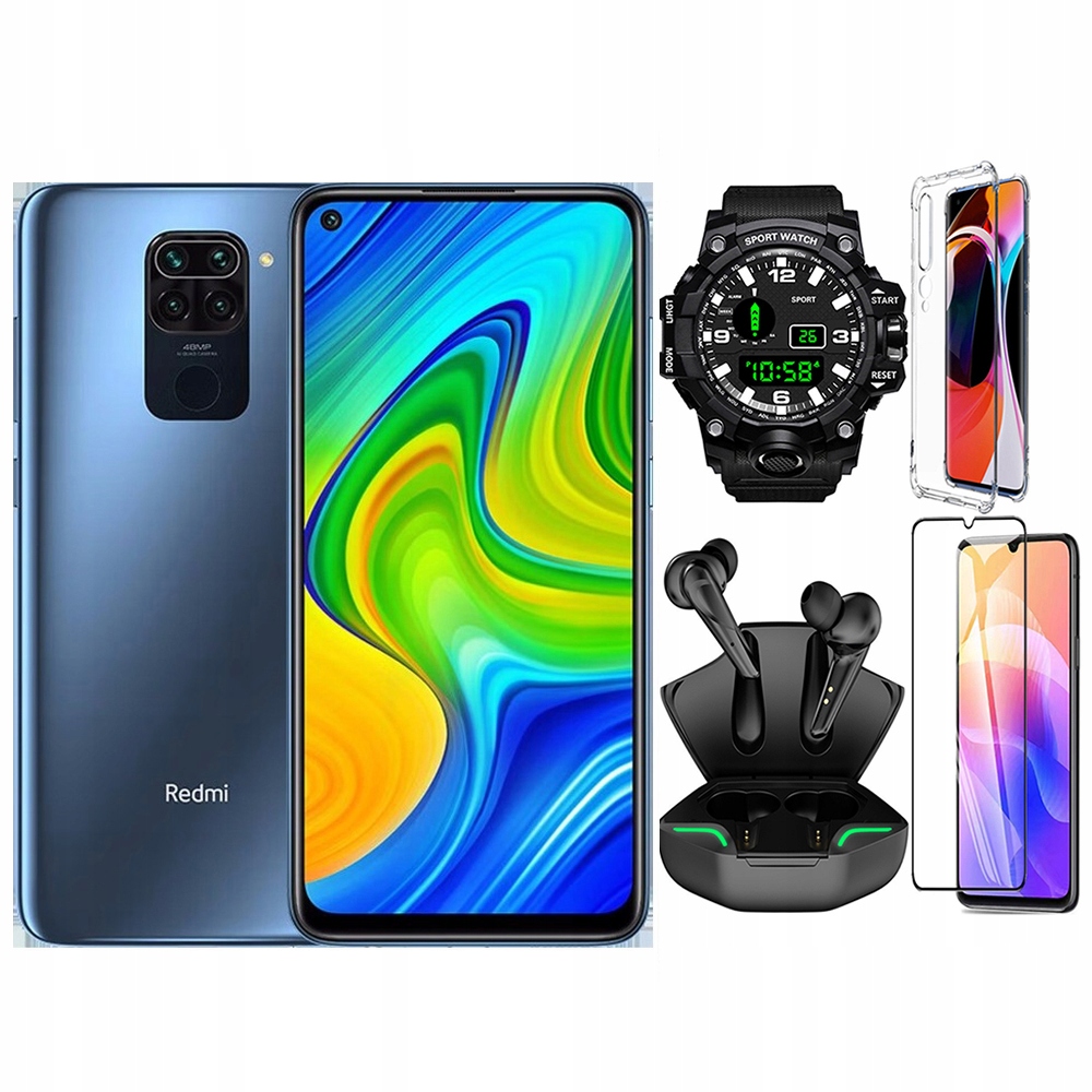 Smartfon Xiaomi Redmi Note 9 6 GB 128 GB niebieski - Sklep, Opinie ...