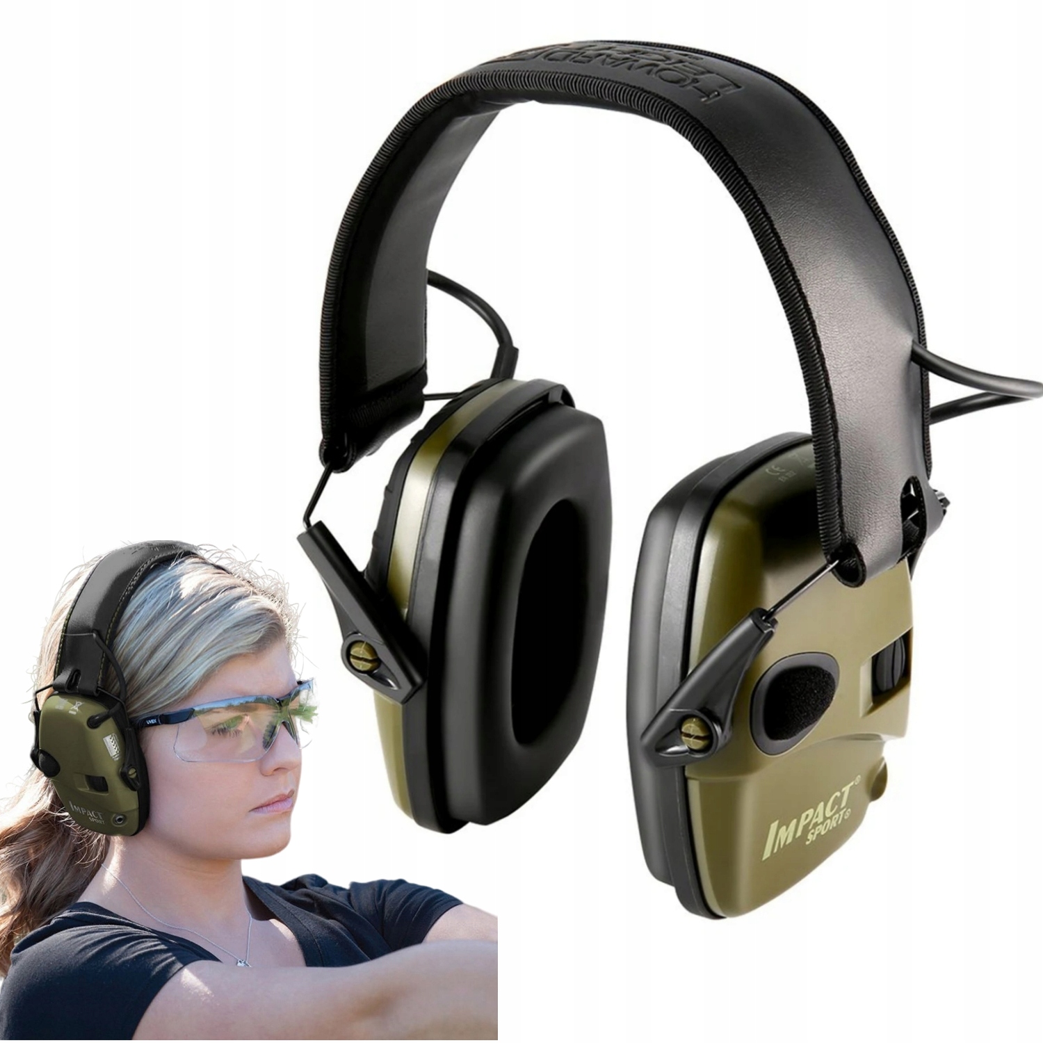 SŁUCHAWKI OCHRONNE SLUCHAWKI STRZELECKIE AKTYWNE Z REDUKCJĄ SZUMÓW HAŁASU - Ochronniki słuchu z ...