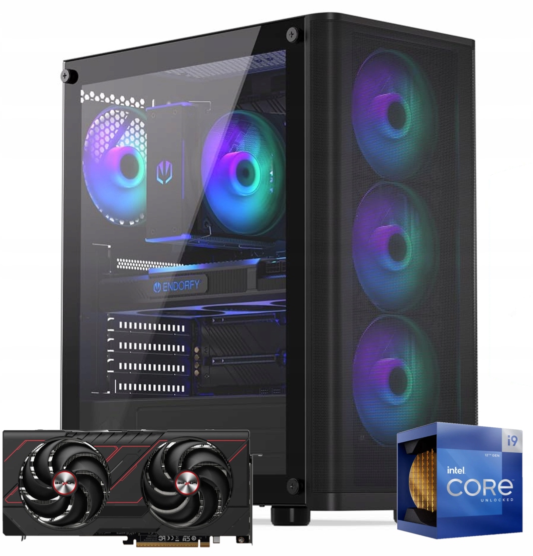 Komputer Stacjonarny do Gier AMD Ryzen 7500 RADEON RX 9070 XT 32 GB 1TB ...