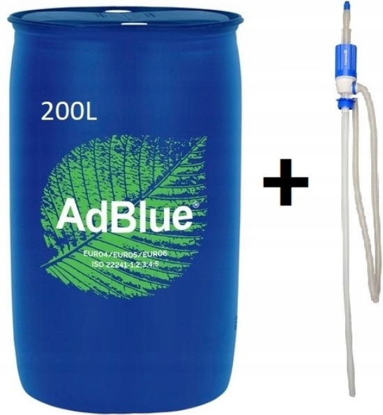 AdBlue 200L + Pompka Noxy Ad Blue Płyn Euro 5 Euro 6 Płyn Katalityczny ...