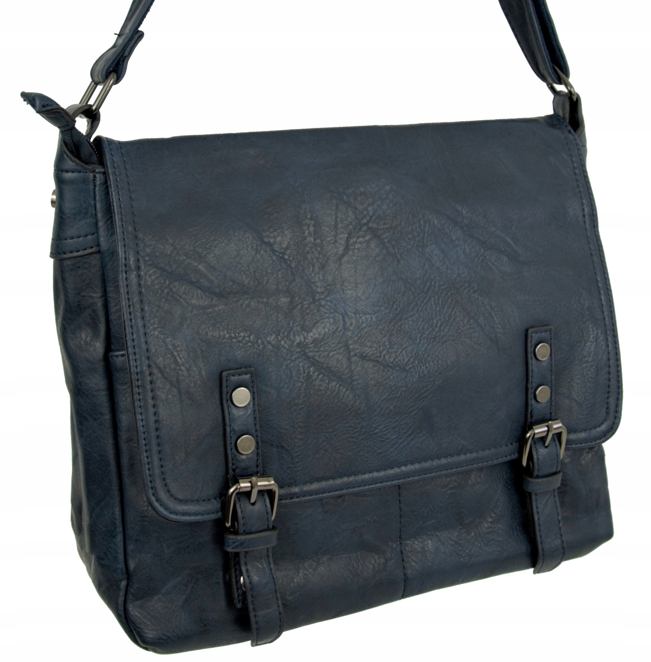 TOREBKA damska LISTONOSZKA A4 listonoszki z klapką torebki damskie ...