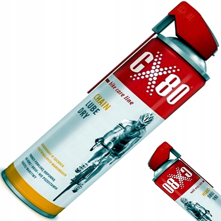Smar suchy do łańcucha CX80 BIKE CHAIN LUBE DRY 500ml - 5903641483285 ...