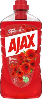 PLYN UNIWERSALNY AJAX FLORAL FIESTA CZERWONY POLNE KWIATY 1L COLGATE ...