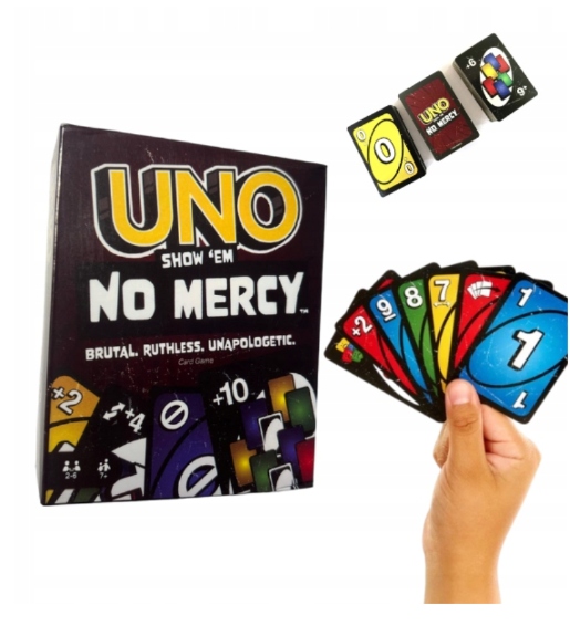 Karty UNO No Mercy Hra Karty Uno za 171.00CZK - Allegro
