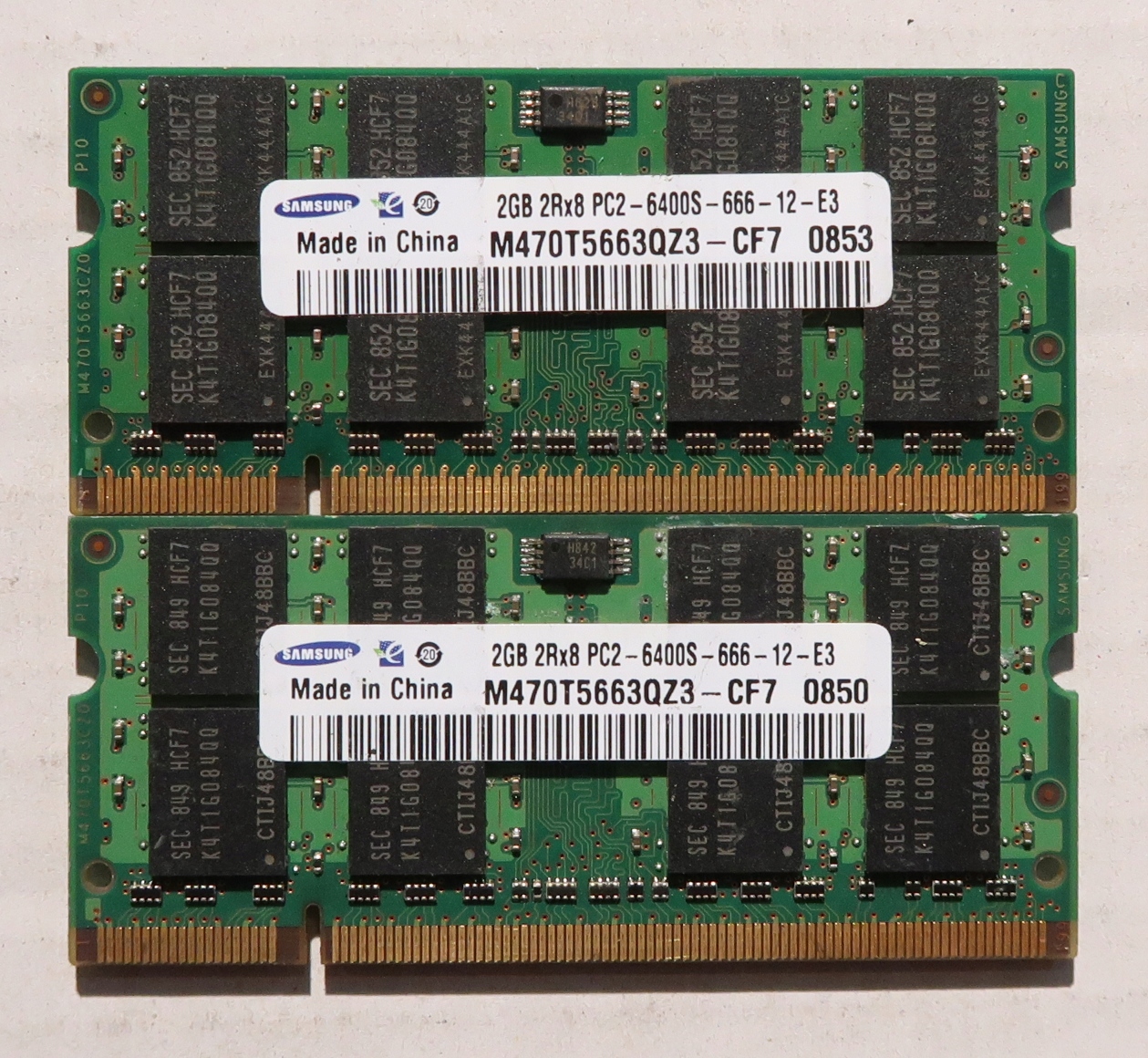 Pamięć RAM DDR2 Samsung M470T5663QZ3-CF7 4 GB w Miedniewice - Sklep ...