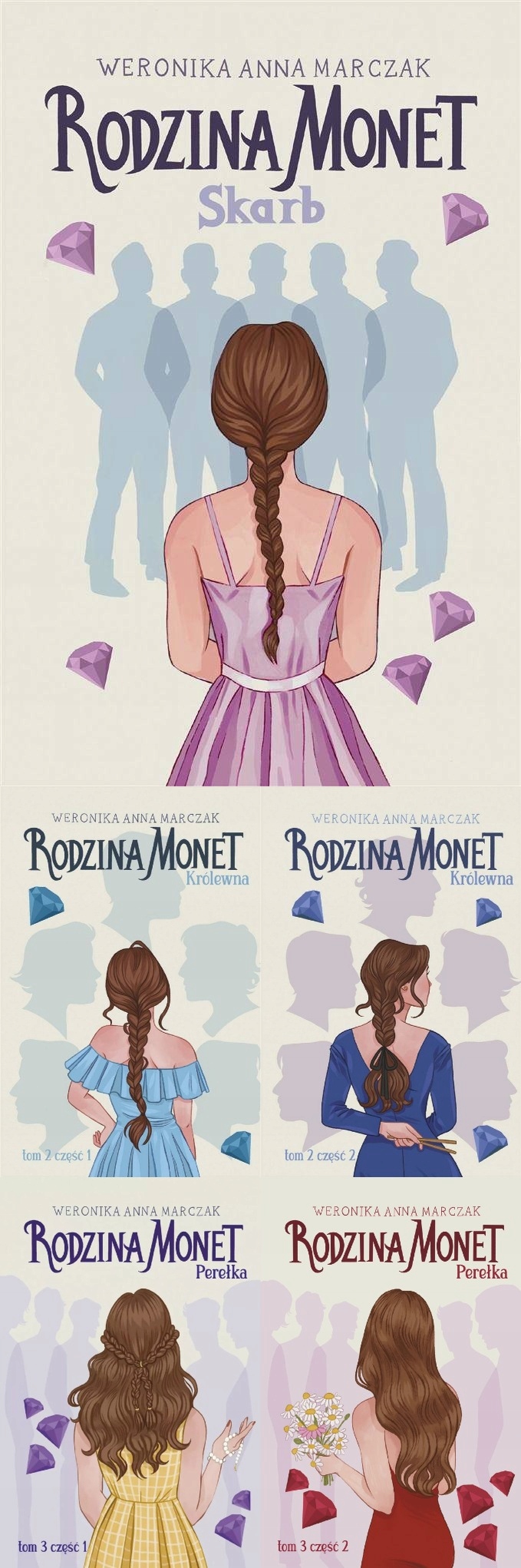 Rodzina Monet. Tom 1-5, Weronika Marczak (13790816190) | Książka Allegro