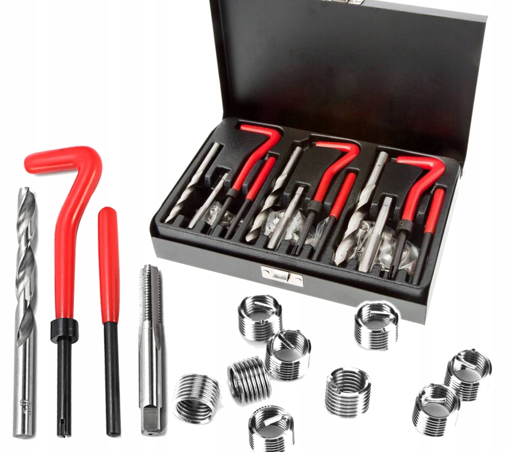 Zestaw naprawczy gwintów DO naprawy gwintu M6-M10 • Cena, Opinie - Allegro
