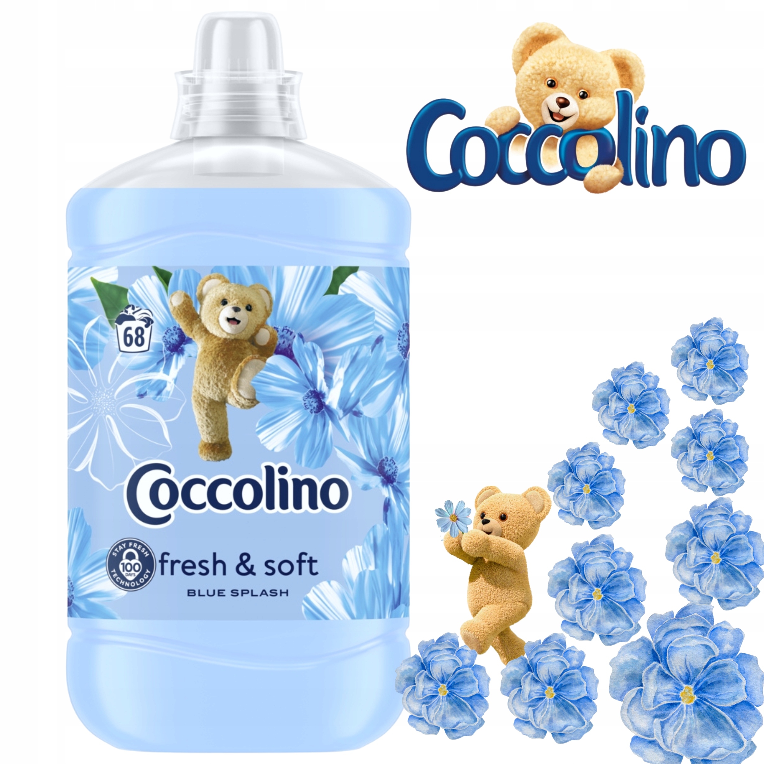 Aviváž Coccolino Fresh&Soft Blue Splash 1,7 l - Allegro