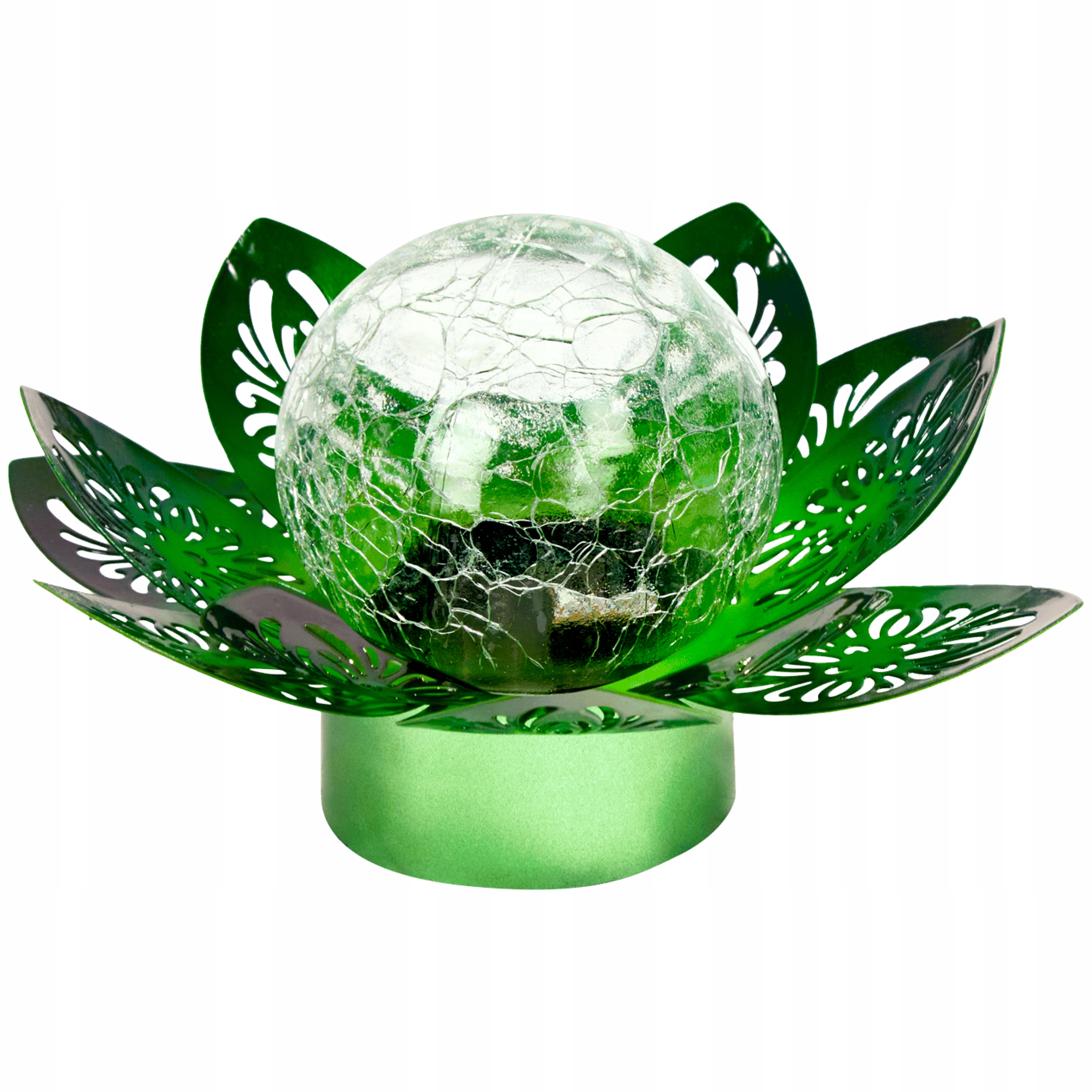 LAMPA SOLARNA KWIAT LOTOSU LAMPKA LED DO OGRODU OŚWIETLENIE OGRODOWE ...