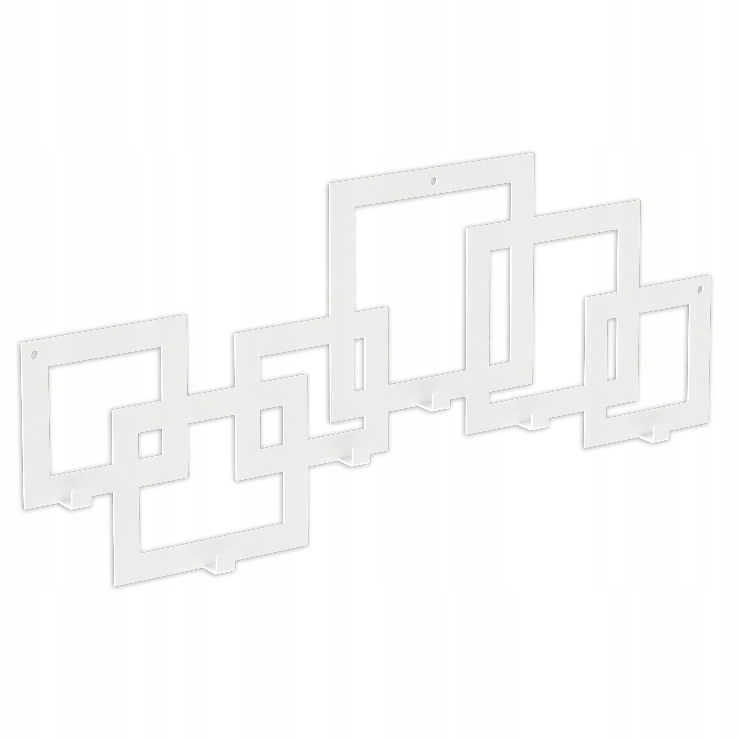 Wieszak Haczyk na ubrania SQUARE 600 LOFT biały od PIĘKNE CIĘCIE 17097 ...