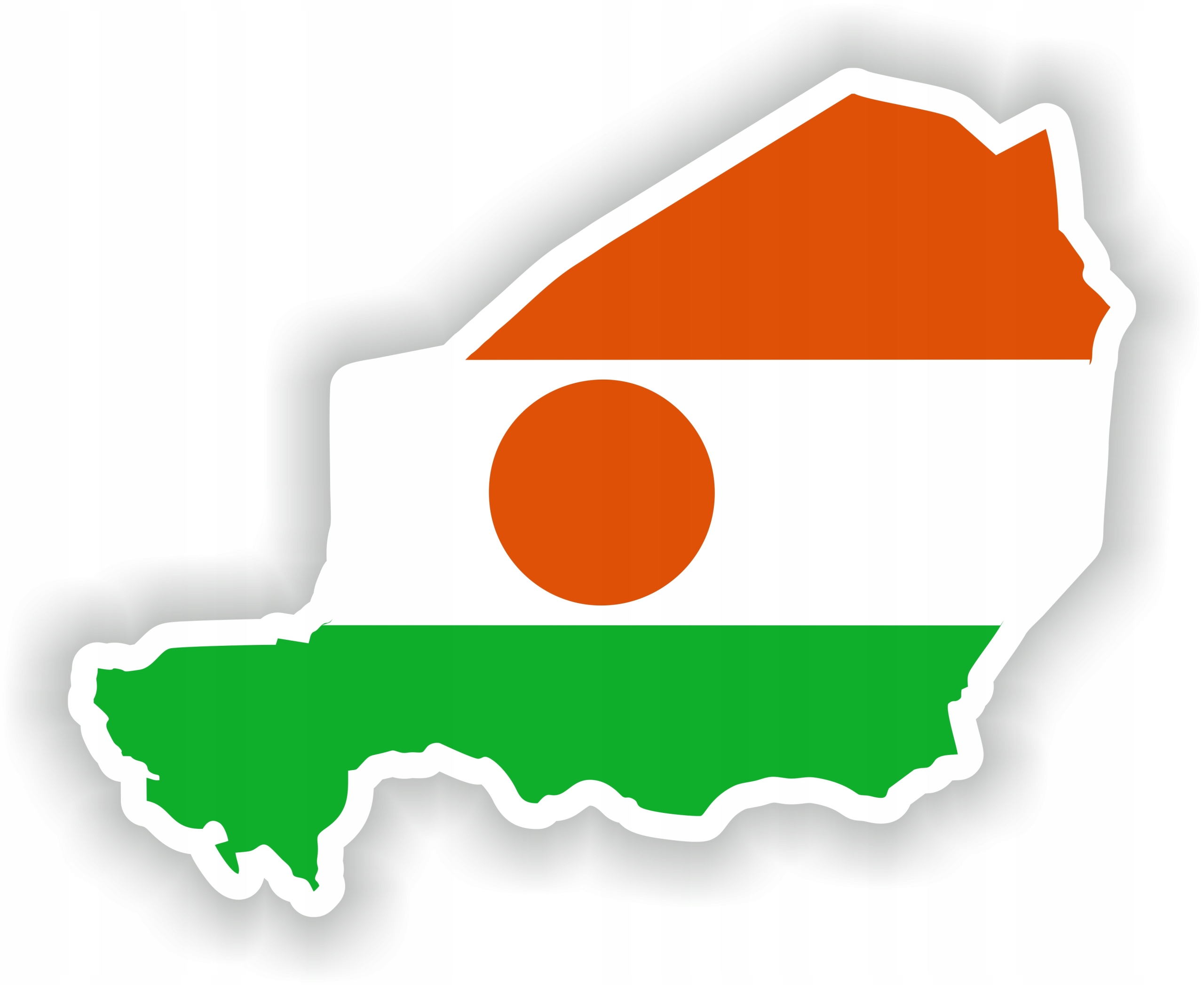 Niger Sticker Vinyl - Niska cena na Allegro