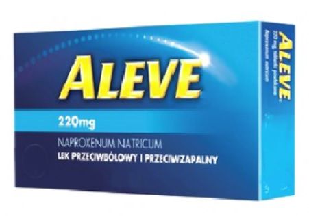 Aleve 220 mg naproxen p/bólowy 24 tabletki Inpharm 13814940309 - Allegro.pl