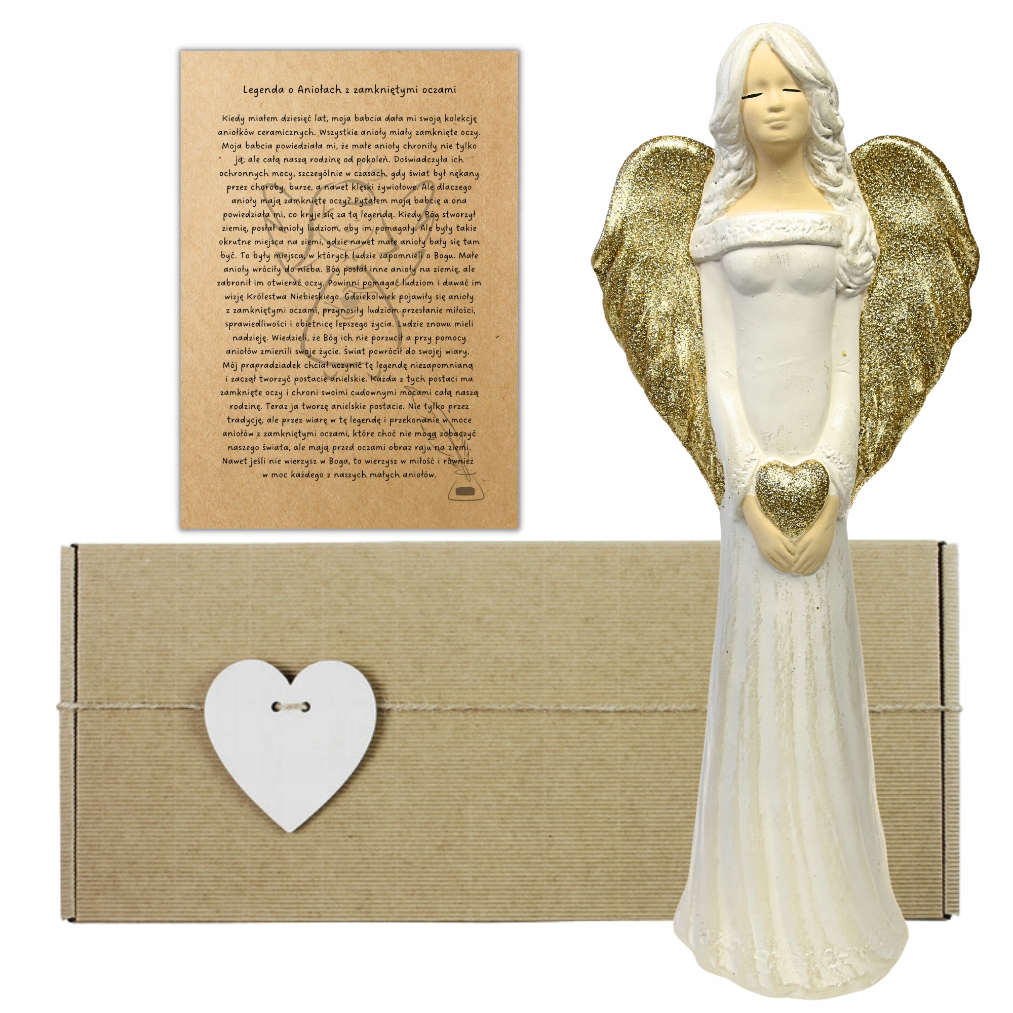 Anioł Figurka Ozdoba Prezent Urodzinowy Rocznica Podziękowanie ...