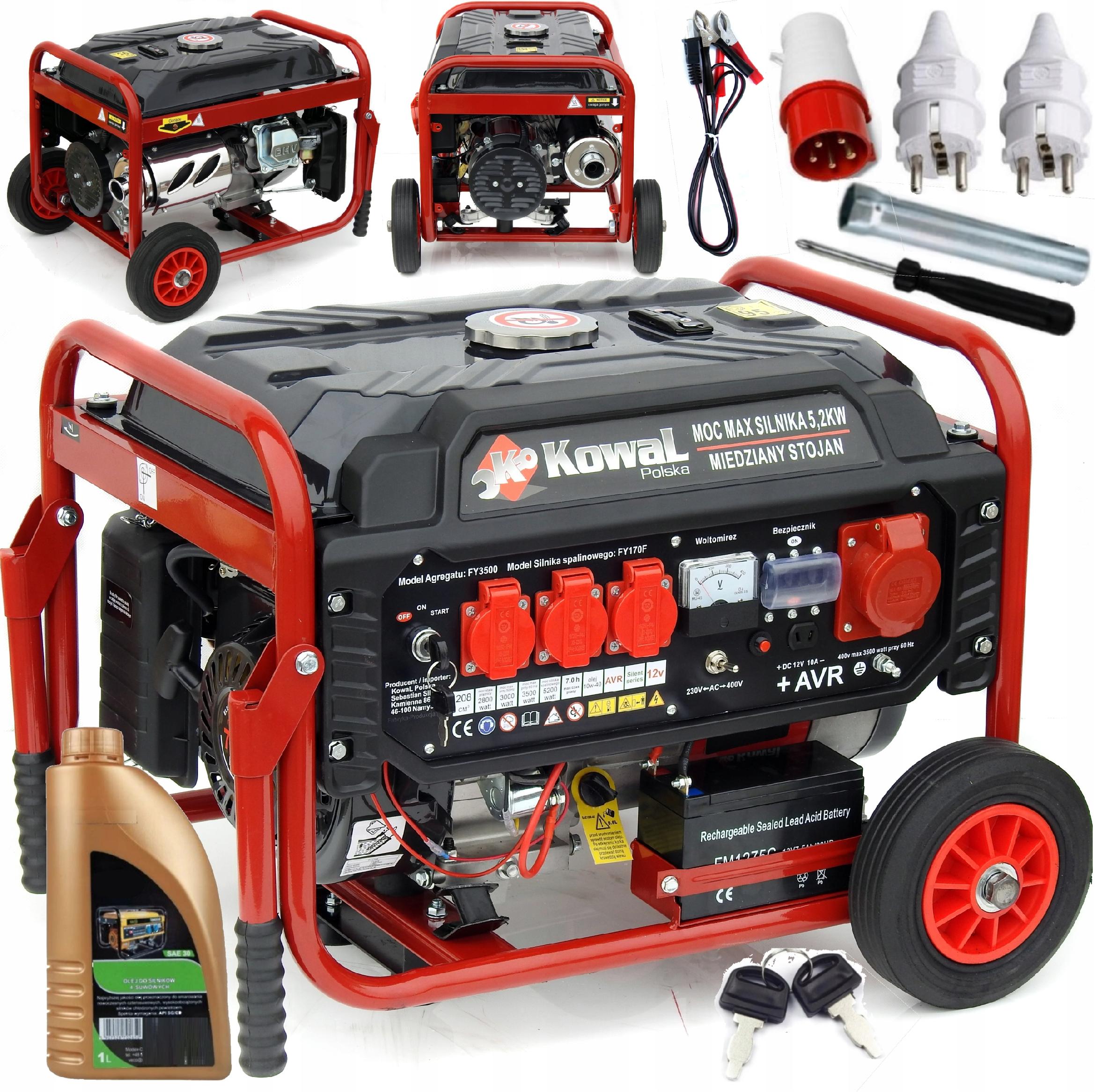 Agregat Prądotwórczy 3 Fazowy - Niska cena na Allegro