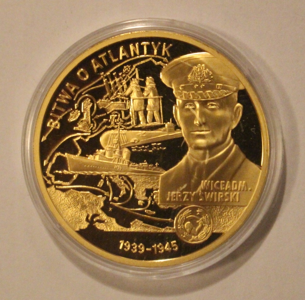 POLACY W II WOJNIE ŚWIATOWEJ - BITWA O ATLANTYK, MENNICZY + CERTYFIKAT • Cena, Opinie ...