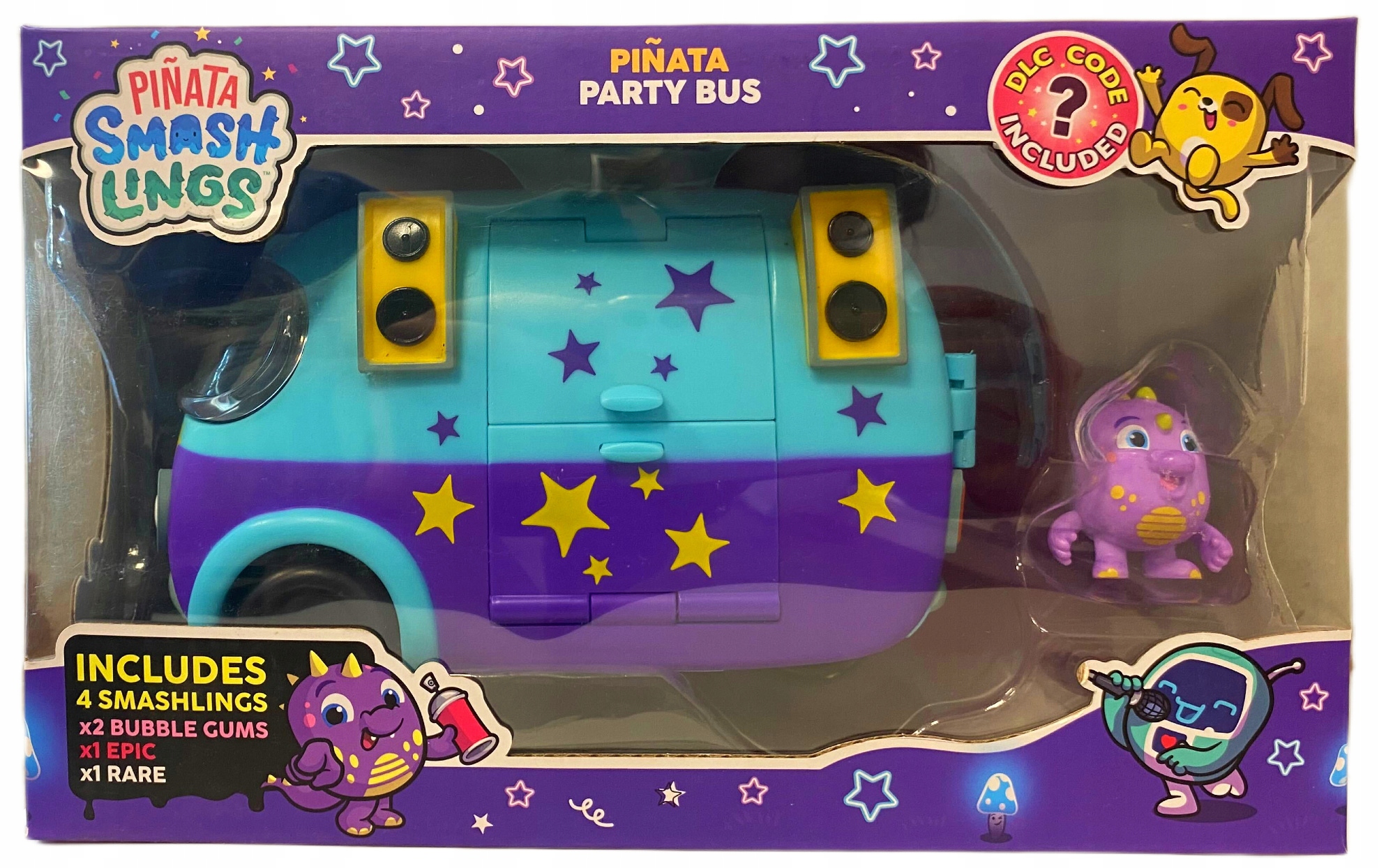 SADA PINATA SMASHLINGS PINATA PARTY BUS AUTÍČKO + 4 NÁHODNÉ FIGÚRKY za ...
