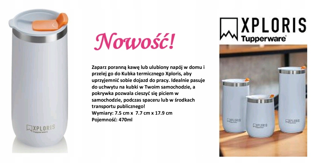 Tupperware TERMOHRNČEK XPLORIS 450 ml - Allegro