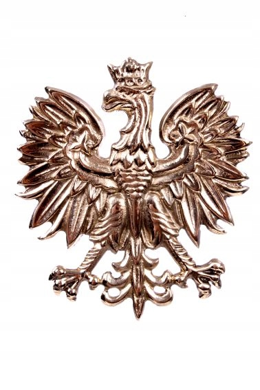 ORZEŁ POLSKI SYMBOL POLSKA 15 cm MOSIĄDZ GODŁO (5907534917864) • Cena ...