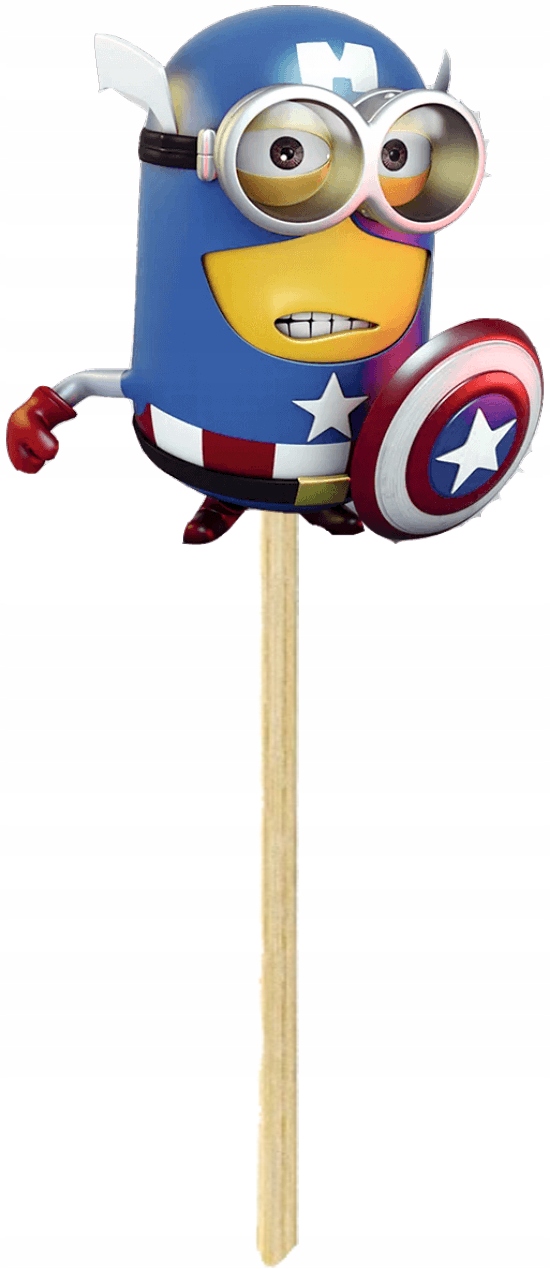 TOPPER NA TORT NA URODZINY BAJKA MINIONKI KEVIN 15199997548 - Allegro.pl