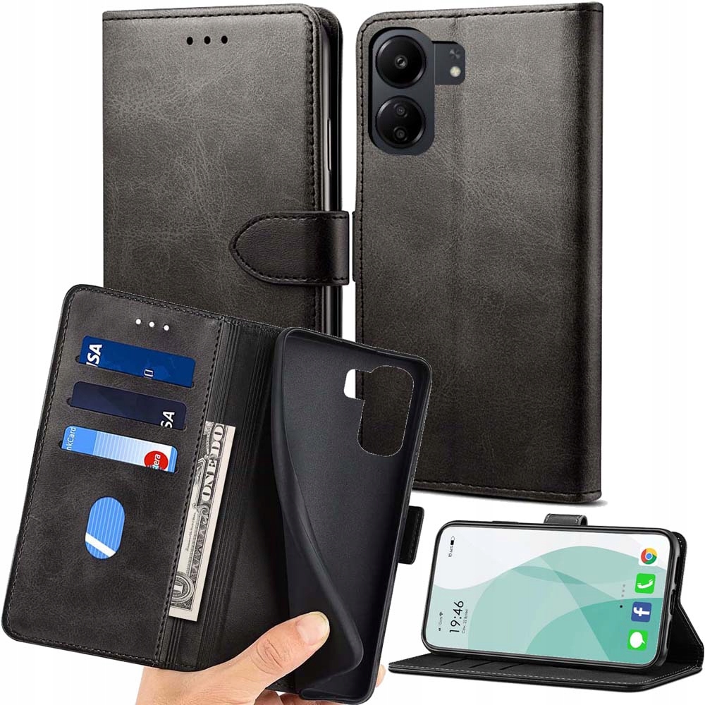 ETUI PORTFELOWE SKÓRZANE SMART MAGNET MAGNES do XIAOMI Redmi 13C ... ETUI PORTFELOWE SKÓRZANE SMART MAGNET MAGNES do XIAOMI Redmi 13C ...