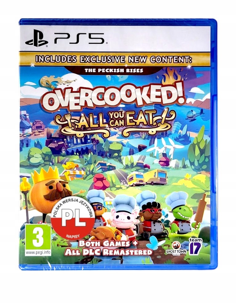 Overcooked All You Can Eat PlayStation 5 (PS5) pudełkowa - Stan: Nowy ...