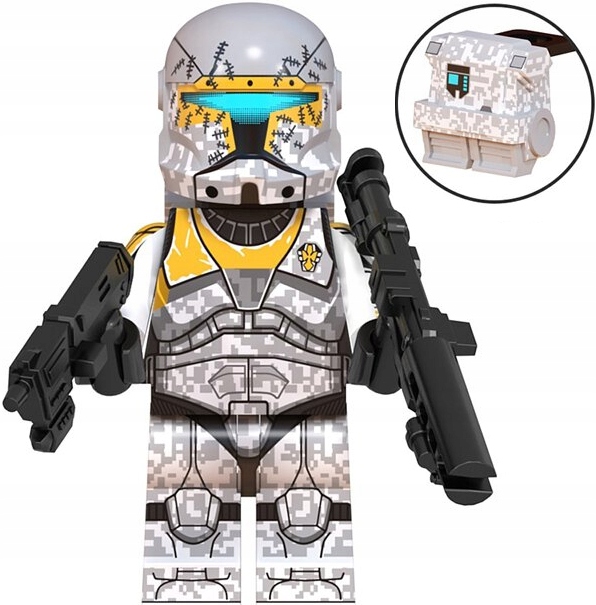 KLOCKI FIGURKA CLONE COMMANDER GREGOR STAR WARS 15147228502 - Allegro.pl