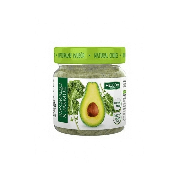 Pasta z awokado i jarmużu 180g HELCOM (5902166731925) • Cena, Opinie • Pasty, smarowidła ...